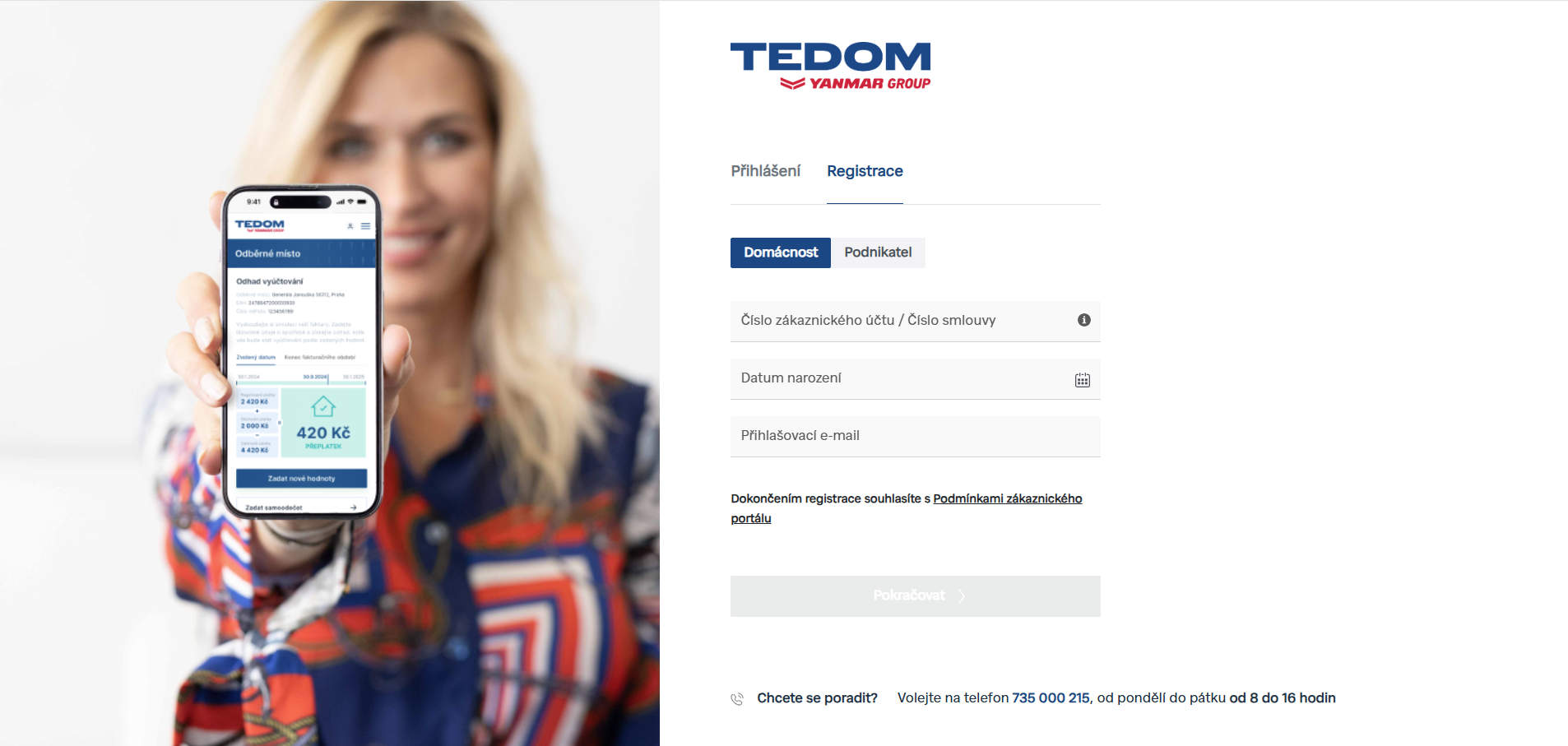 Spustili jsme nový zákaznický portál Můj TEDOM